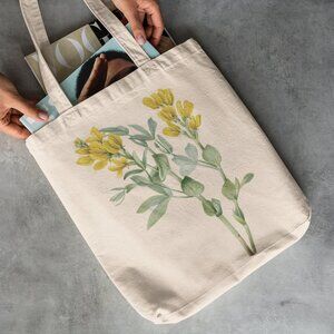 Outfit Bits | Bags | Prairie Thermopsis Vintage Watercolor Floral Print ...